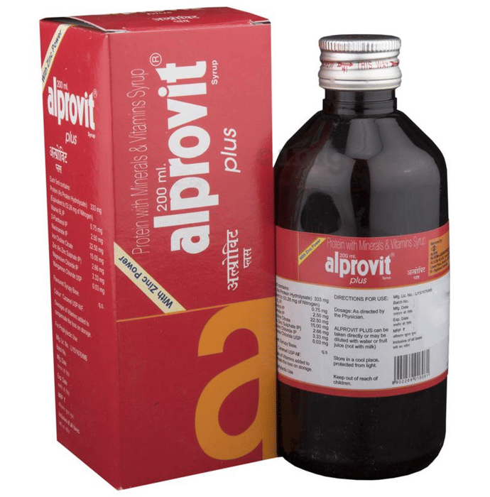 Alprovit Plus Syrup: Buy bottle of 200 ml Syrup at best price in India ...