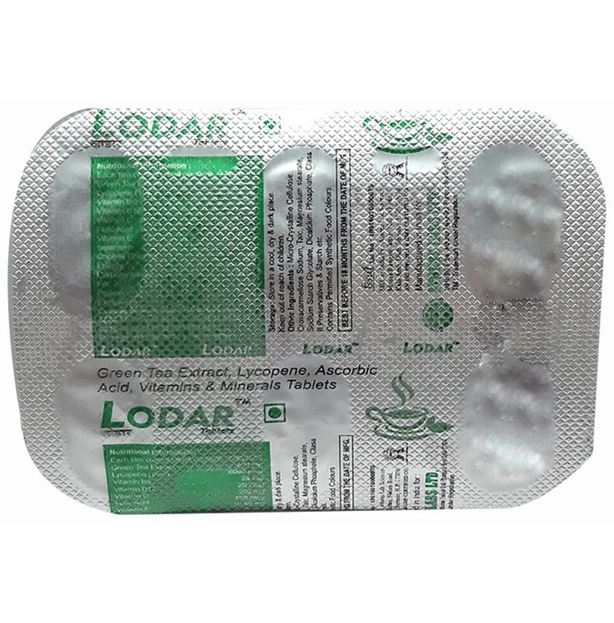 Lodar Tablet: Buy strip of 6 tablets at best price in India | 1mg
