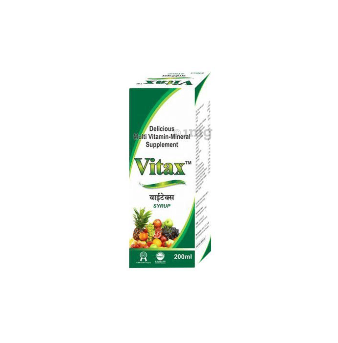 Vitax Syrup: Buy bottle of 200 ml Syrup at best price in India | 1mg
