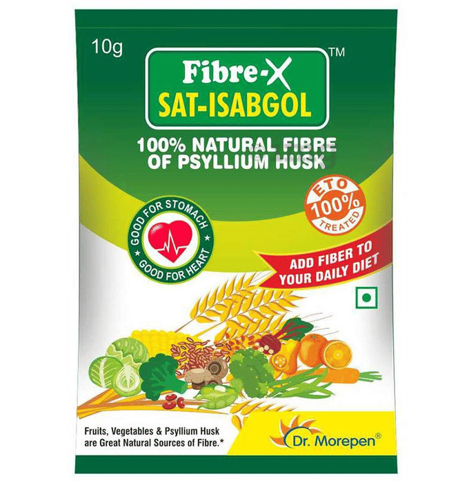 Fibre-X Sat-Isabgol Powder: Buy box of 10 gm Powder at best price in ...