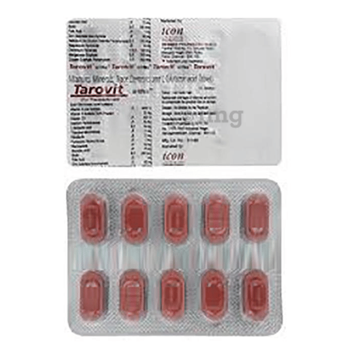 Tarovit Tablet: Buy strip of 10 tablets at best price in India | 1mg