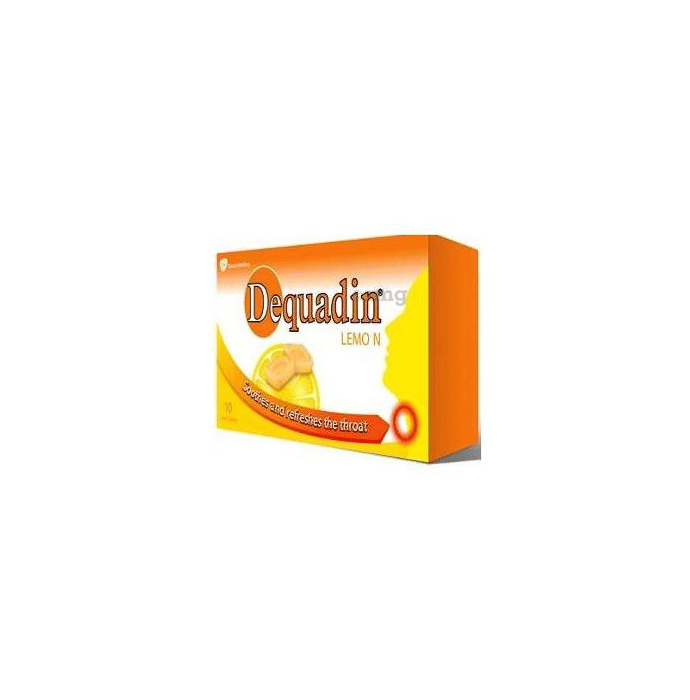 Dequadin Lozenges: Buy strip of 10 lozenges at best price in India | 1mg