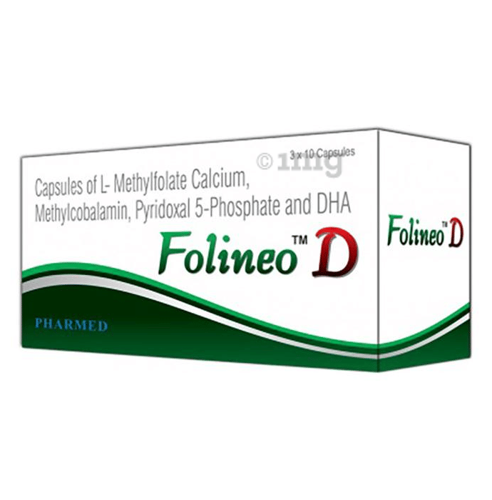 Folineo D Capsule: Buy strip of 10 soft gelatin capsules at best price ...