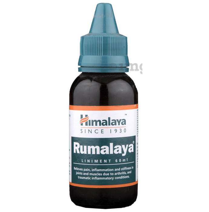 Himalaya Rumalaya Liniment: Buy bottle of 60 ml Liniment at best price ...