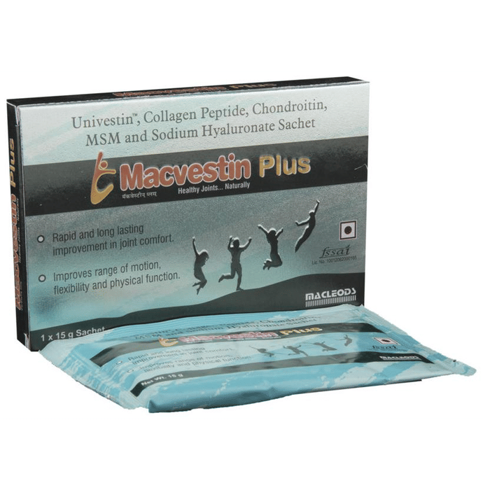 Macvestin Plus Sachet: Buy sachet of 15 gm Granules at best price in ...