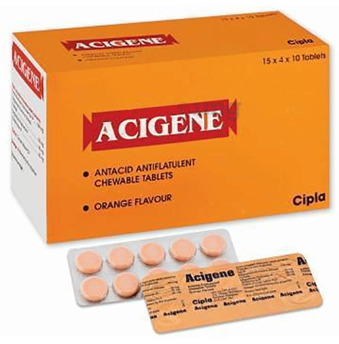 Acigene Tablet: Buy strip of 10 tablets at best price in India | 1mg