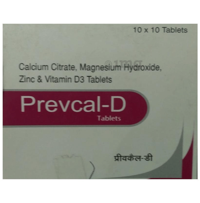 Prevcal -D Tablet: Buy strip of 10 tablets at best price in India | 1mg
