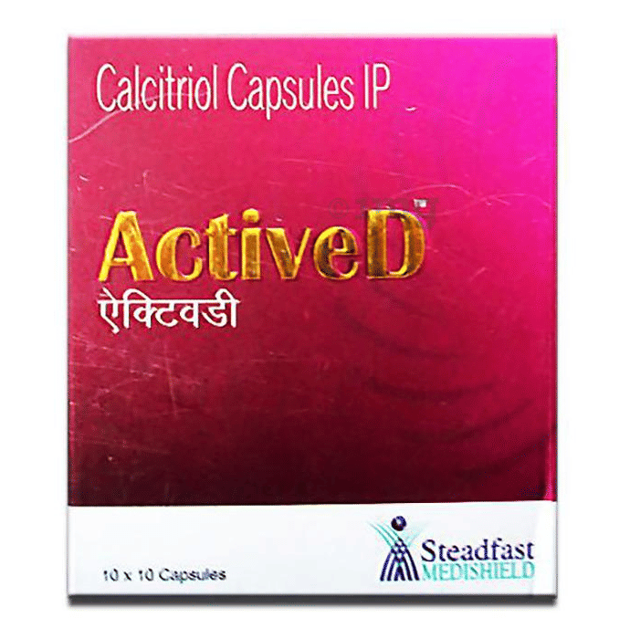 Active D Capsule: Buy strip of 10 capsules at best price in India | 1mg