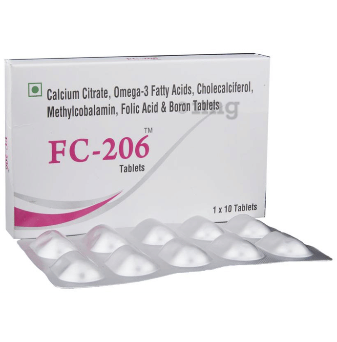 FC 206 Tablet: Buy strip of 10 tablets at best price in India | 1mg