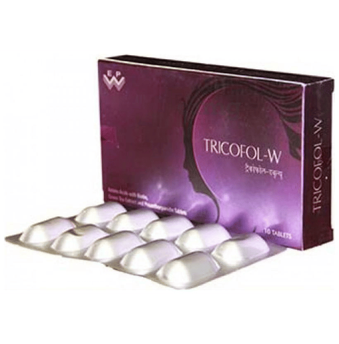 Tricofol W Tablet: Buy strip of 10 tablets at best price in India | 1mg