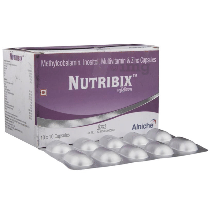 Nutribix Capsule: Buy strip of 10 capsules at best price in India | 1mg