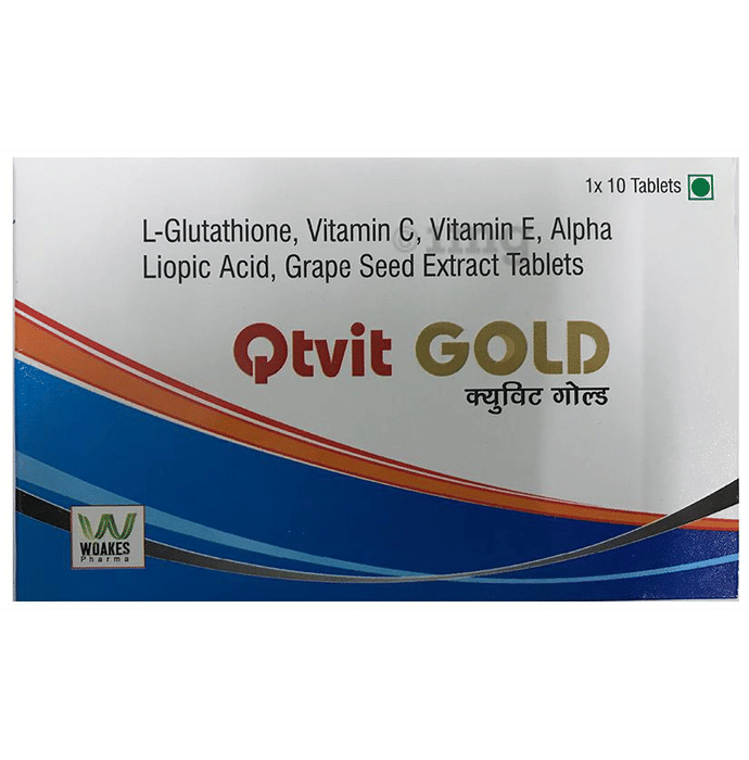 Qtvit Gold Tablet: Buy strip of 10 tablets at best price in India | 1mg