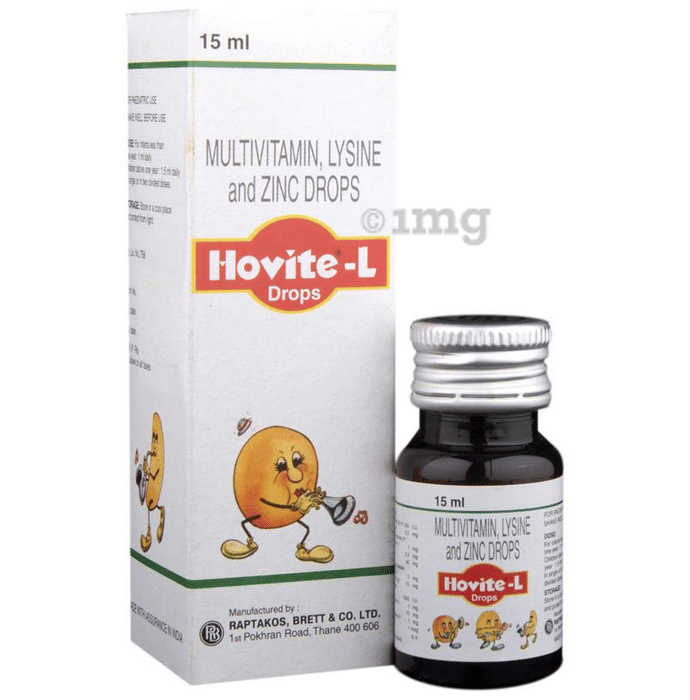 Hovite -L Drops: Buy bottle of 15 ml Drop at best price in India | 1mg
