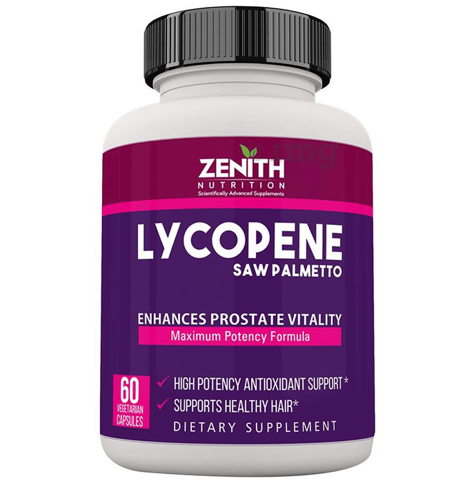 Zenith Nutrition Lycopene with Saw Palmetto Capsule: Buy bottle of 60 ...