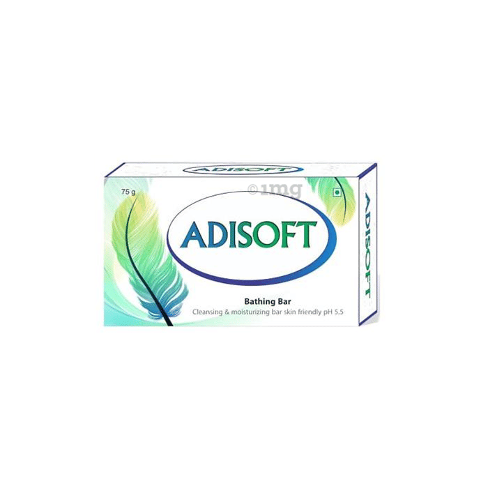 Adisoft Syndet Soap: Buy packet of 75 gm Soap at best price in India | 1mg