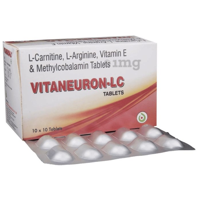 Vitaneuron-LC Tablet: Buy strip of 10 tablets at best price in India | 1mg