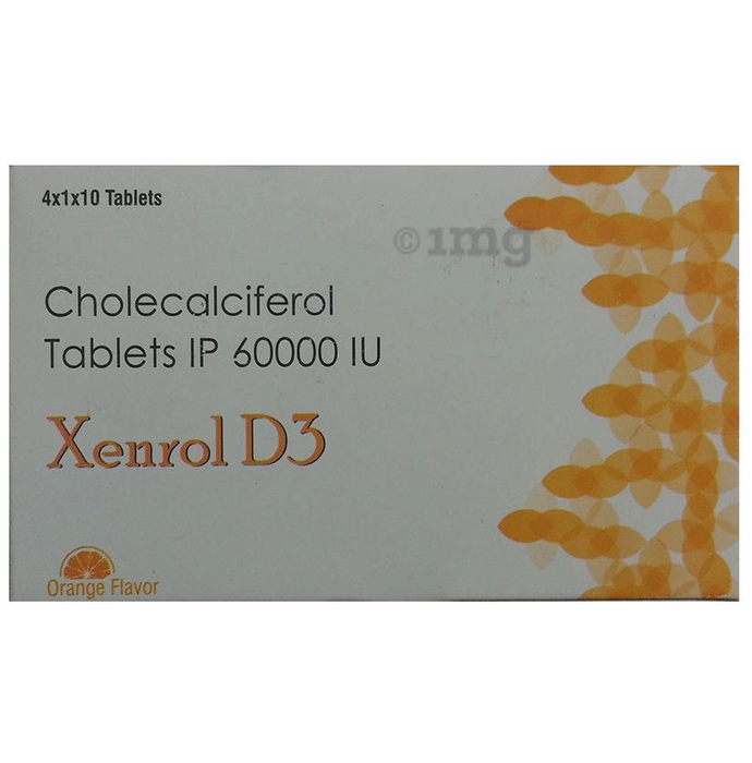 Xenrol D3 Tablet: Buy strip of 4 tablets at best price in India | 1mg