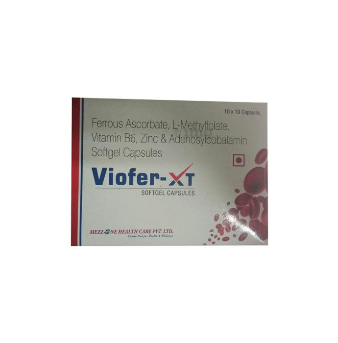 Viofer-XT Capsule: Buy strip of 10 capsules at best price in India | 1mg