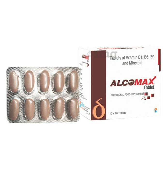 Alcomax Tablet: Buy strip of 10 tablets at best price in India | 1mg