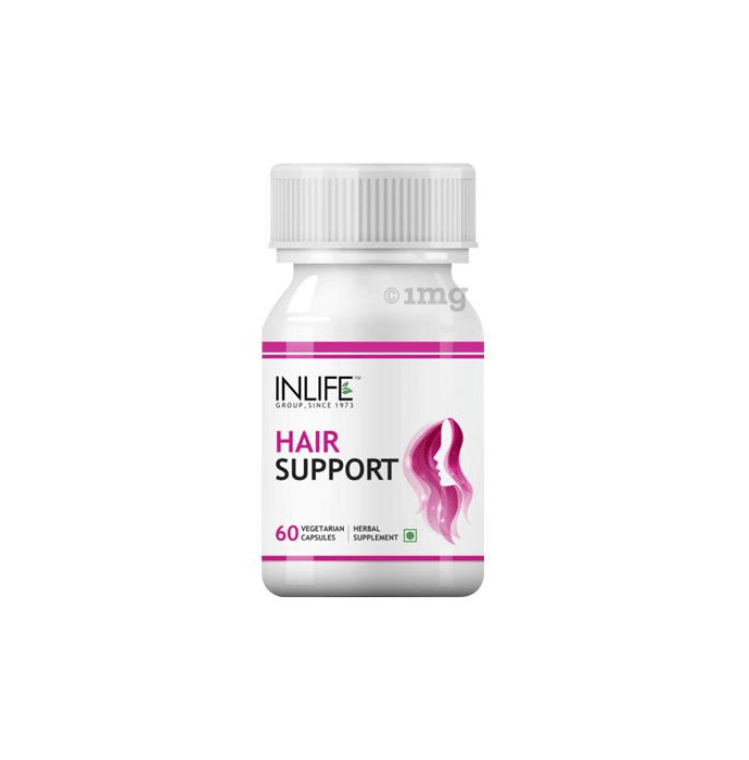 Inlife Hair Support Capsule: Buy bottle of 60 capsules at best price in ...