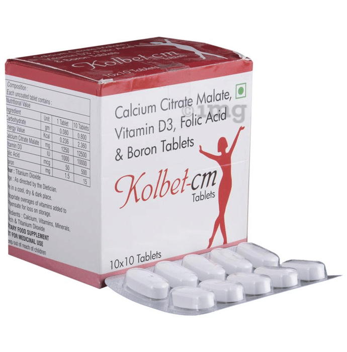 Kolbet-CM Tablet: Buy strip of 10 tablets at best price in India | 1mg