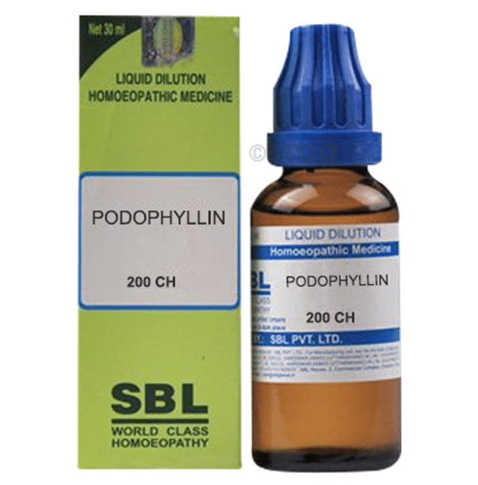 Sbl Podophyllin Dilution 200 Ch Buy Bottle Of 30 Ml Dilution At Best