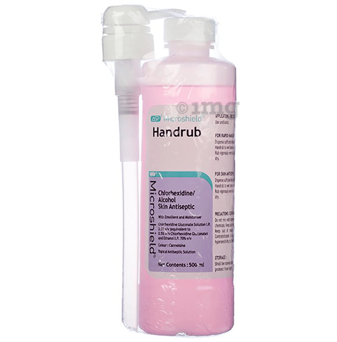 Microshield Handrub Hand Sanitizer: Buy pump bottle of 500 ml Sanitizer ...