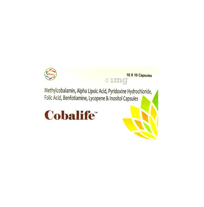 Cobalife Capsule: Buy strip of 10 capsules at best price in India | 1mg