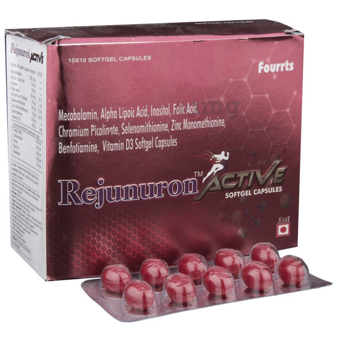 Rejunuron Active Softgel Capsule: Buy strip of 10 soft gelatin capsules ...