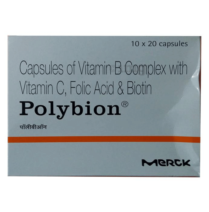 Polybion Capsule: Buy strip of 20 capsules at best price in India | 1mg
