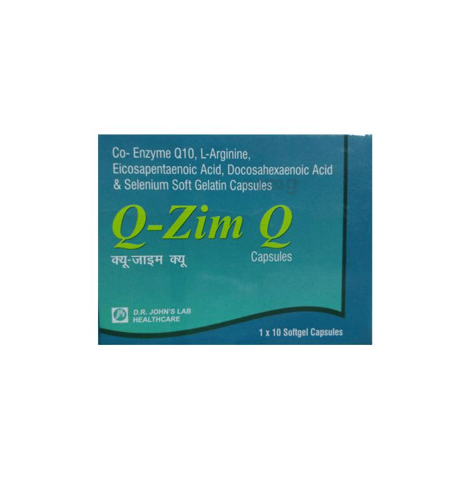 Q-Zim Q Capsule: Buy strip of 10 soft gelatin capsules at best price in ...