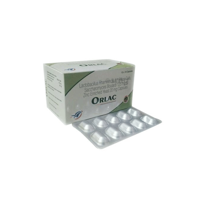 Orlac Capsule: Buy strip of 10 capsules at best price in India | 1mg