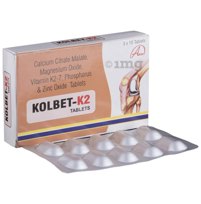 Kolbet-K2 Tablet: Buy strip of 10 tablets at best price in India | 1mg