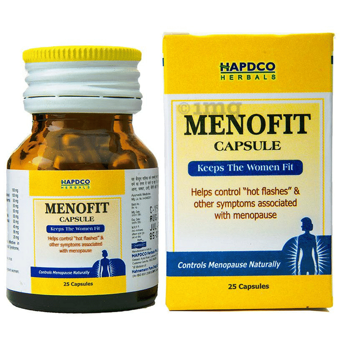 Hapdco Menofit Capsule: Buy bottle of 25 capsules at best price in ...
