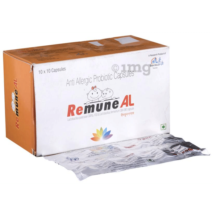 Remune AL Capsule: Buy strip of 10 capsules at best price in India | 1mg