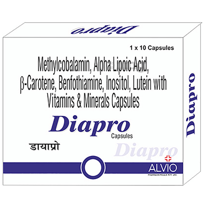 Diapro Capsule: Buy strip of 10 capsules at best price in India | 1mg