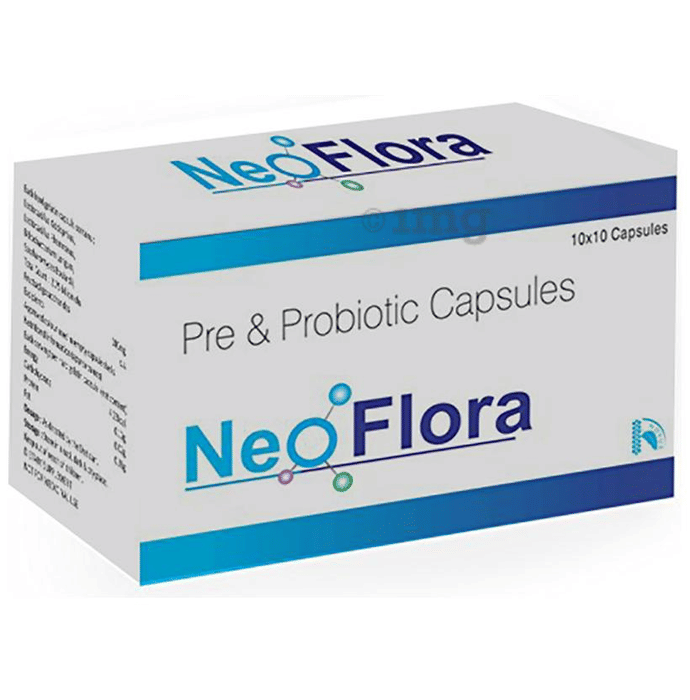 Neoflora Capsule: Buy strip of 10 capsules at best price in India | 1mg