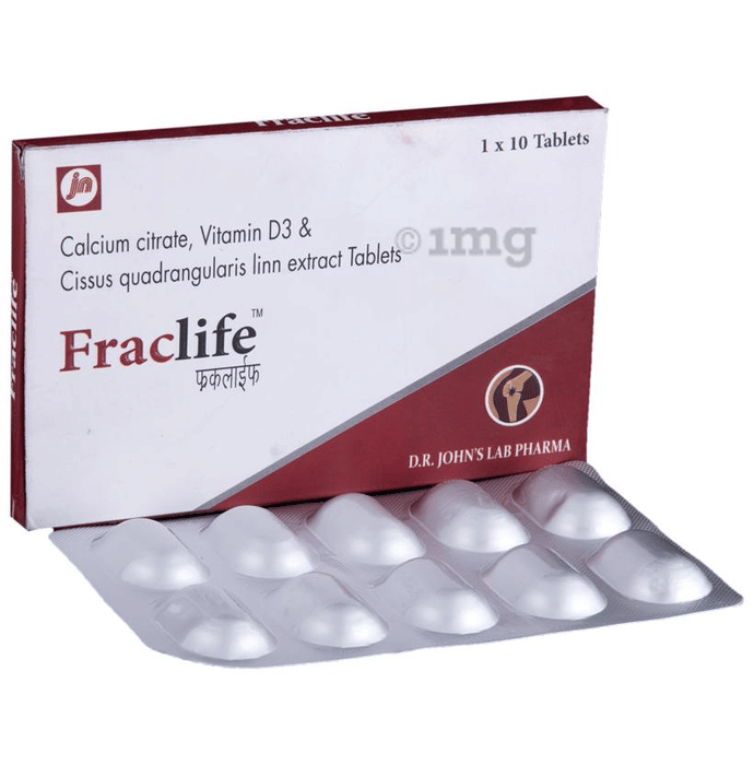 Fraclife Tablet: Buy strip of 10 tablets at best price in India | 1mg