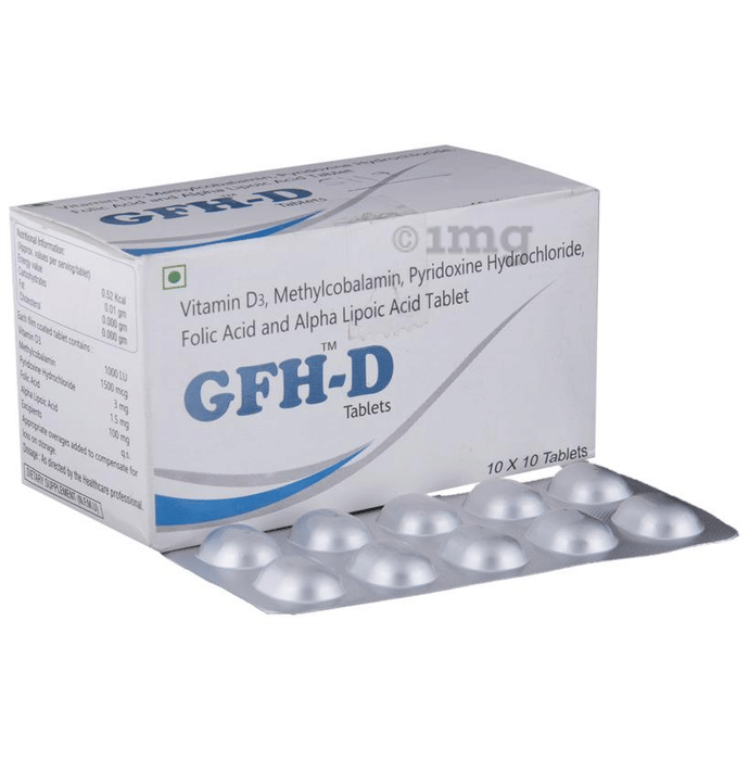 GFH-D Tablet: Buy strip of 10 tablets at best price in India | 1mg