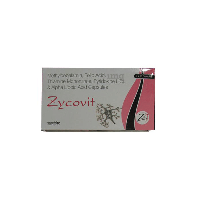 Zycovit Capsule: Buy strip of 10 capsules at best price in India | 1mg