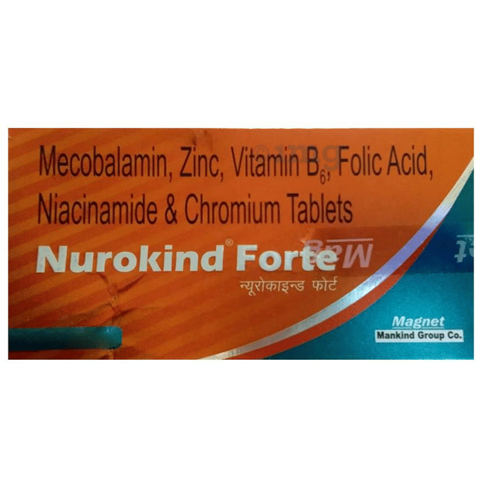 Nurokind Forte Tablet: Buy strip of 15 tablets at best price in India | 1mg