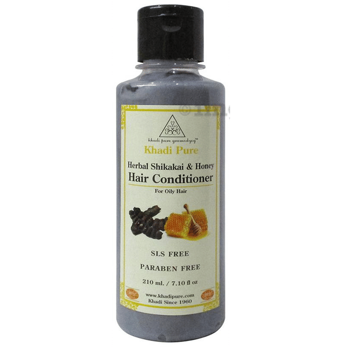 Khadi Pure Herbal Shikakai & Honey Hair Conditioner SLS & Paraben Free ...