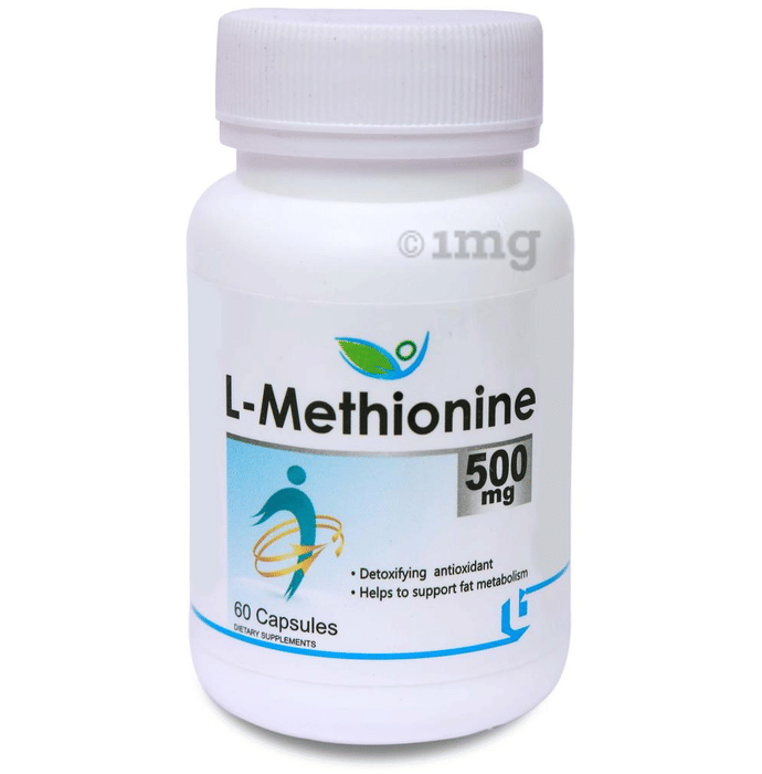 Biotrex L-Methionine 500mg Capsule: Buy bottle of 60 capsules at best ...