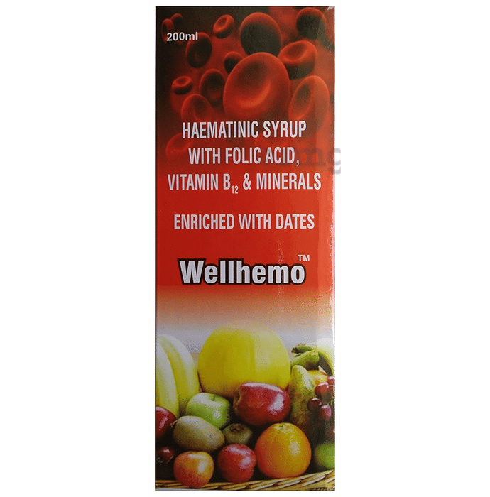 Wellhemo Syrup: Buy bottle of 200 ml Syrup at best price in India | 1mg