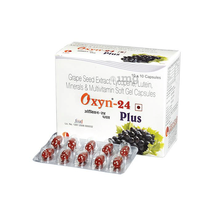 Oxyn 24 Plus Capsule: Buy strip of 10 capsules at best price in India | 1mg