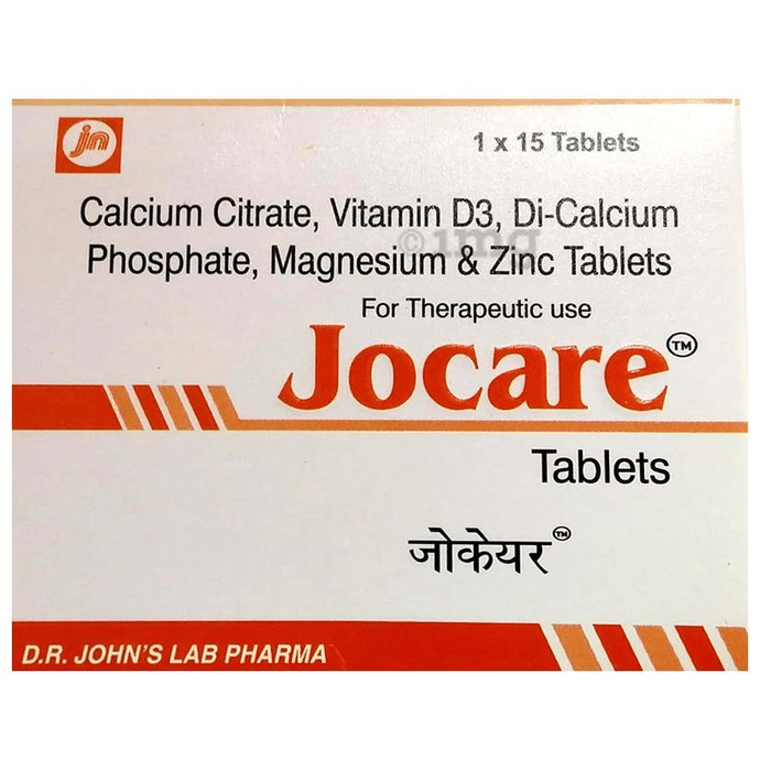Jocare Tablet: Buy strip of 15 tablets at best price in India | 1mg