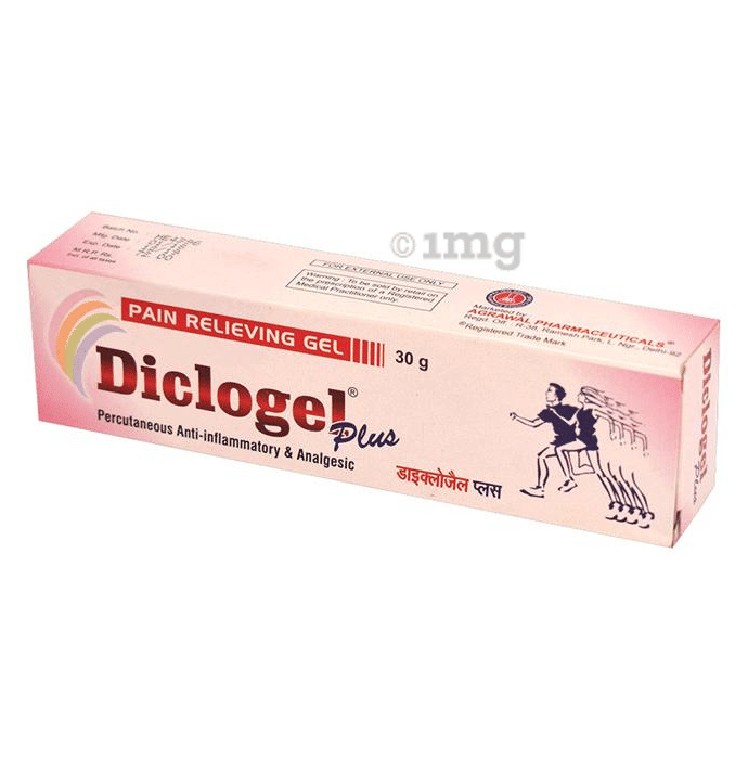 Diclogel Plus Gel: Buy tube of 30 gm Gel at best price in India | 1mg