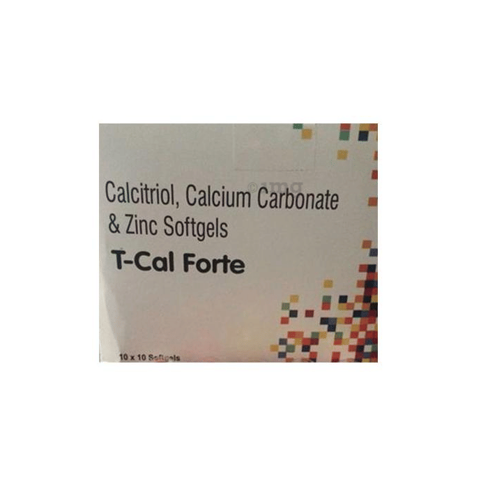 T-Cal Forte Tablet: Buy strip of 10 tablets at best price in India | 1mg