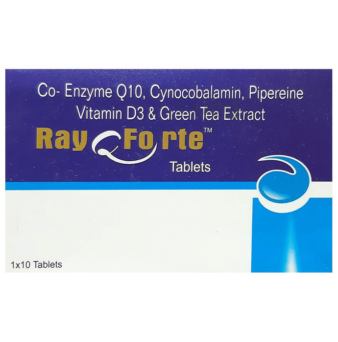 Ray Q Forte Tablet: Buy strip of 10 tablets at best price in India | 1mg