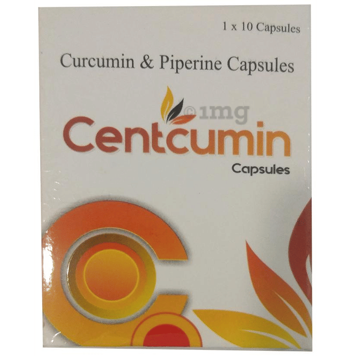 Centcumin Capsule: Buy strip of 10 capsules at best price in India | 1mg